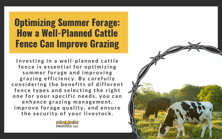 How a Well-Planned Cattle Fence Can Improve Grazing