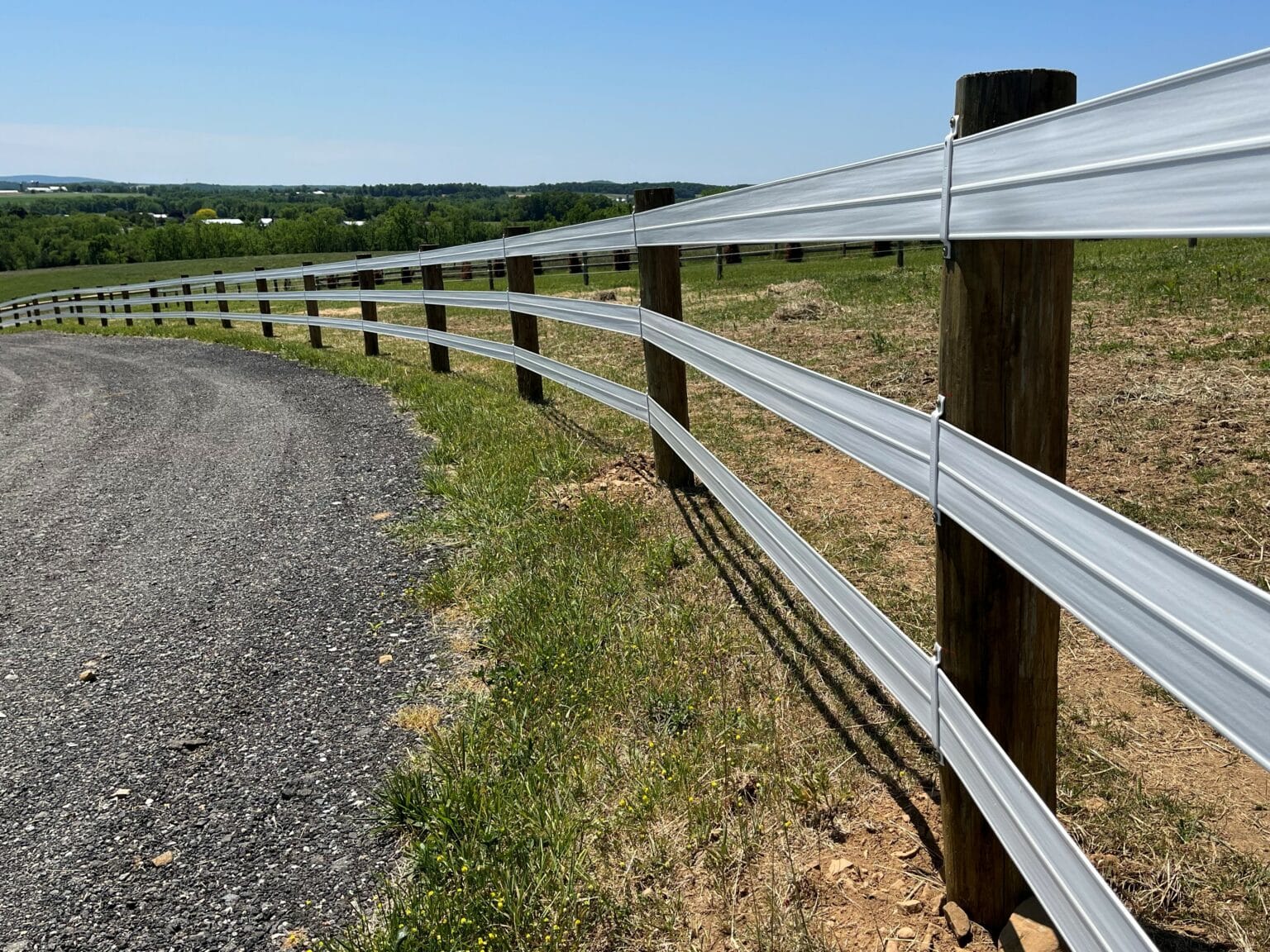 White Woven Wire Horse Rail Fencing in Dillsburg, PA - ProFence LLC