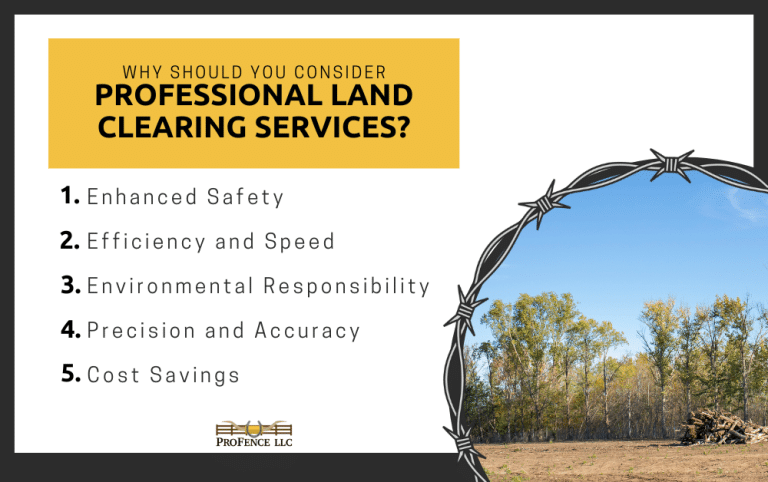 Why Should You Consider Professional Land Clearing Services? - ProFence LLC
