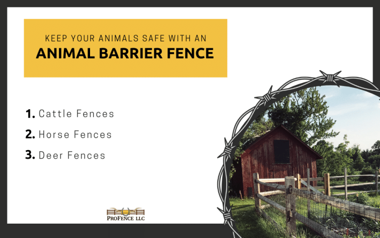 Keep Your Animals Safe with an Animal Barrier Fence - ProFence LLC