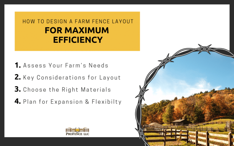 How to Design a Farm Fence Layout for Maximum Efficiency - ProFence LLC