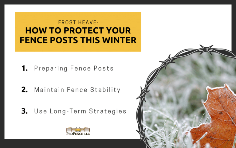 Frost Heave: How to Protect Your Fence Posts This Winter